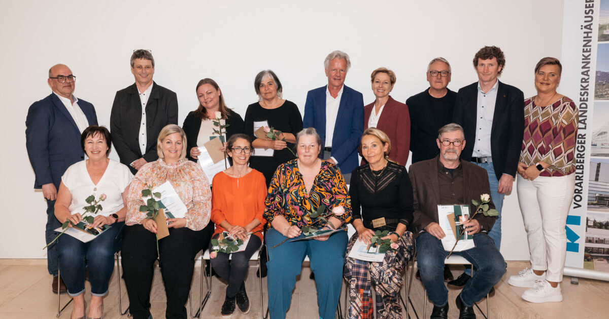 Jubilarfeier am LKH Bregenz: Mit Teamgeist durch die Jahrzehnte ...